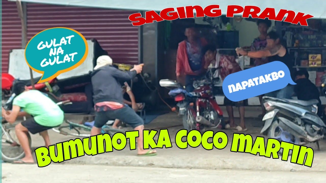 Saging Prank | Bumunot Ka Coco Martin | May Gulat Na Gulat At May ...