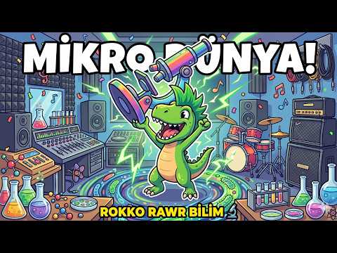 Mikro Dünya! 🔬 Gözle Görünmeyen Dünyayı Keşfet | Rokko Rawr Bilim Çocuk Şarkıları🦖
