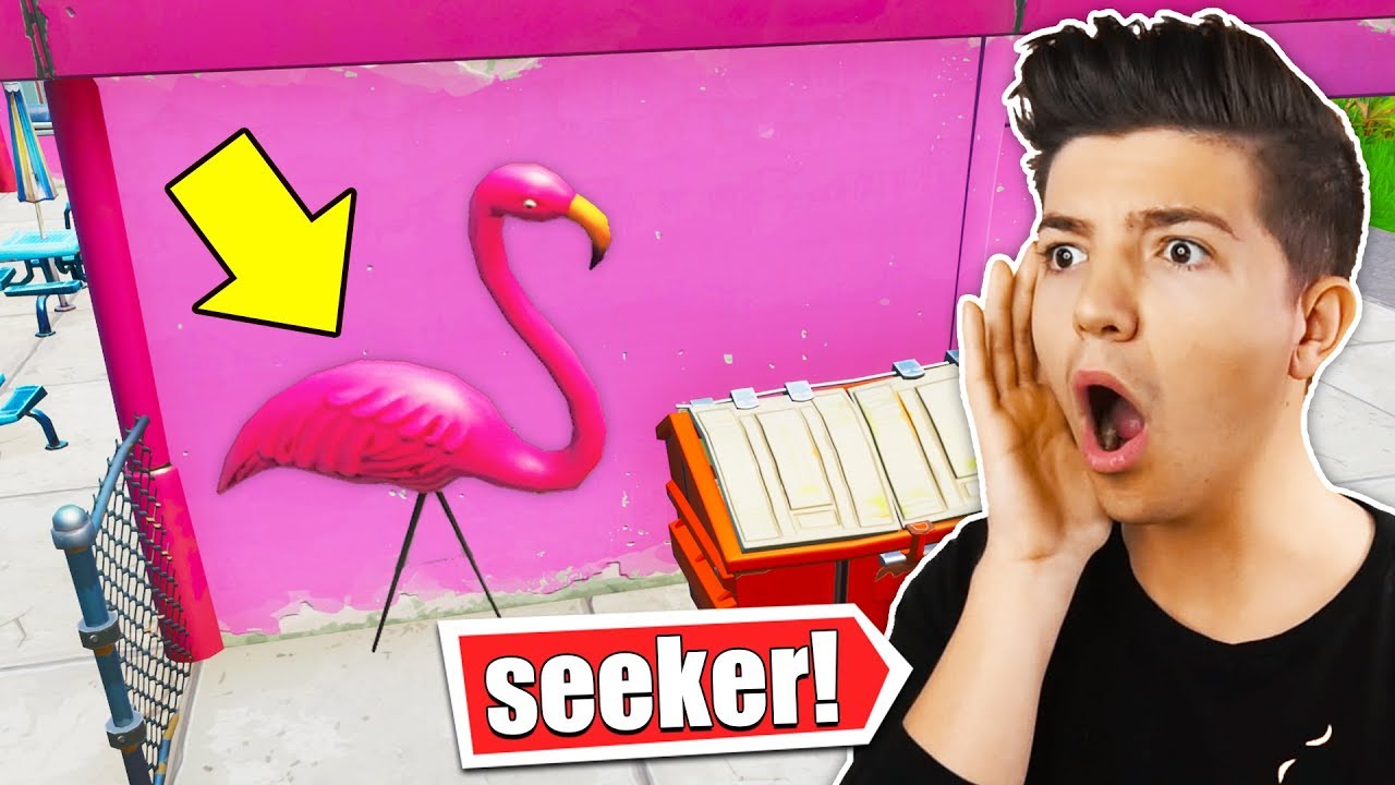 BREAKING Fortnite Prop Hunt For 100K VBUCKS! *Flamingo God Spot* - YouTube
