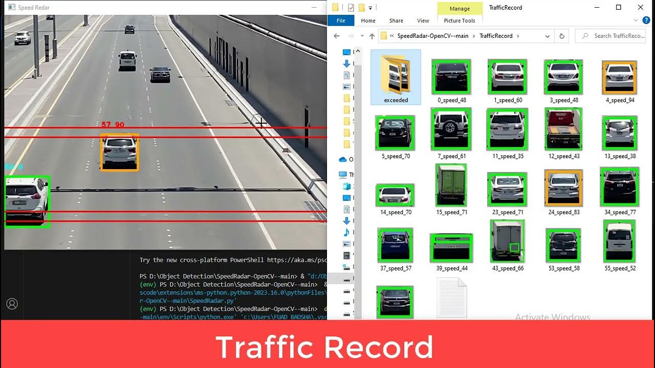 vehicle Speed Reader Python Using OpenCV - YouTube