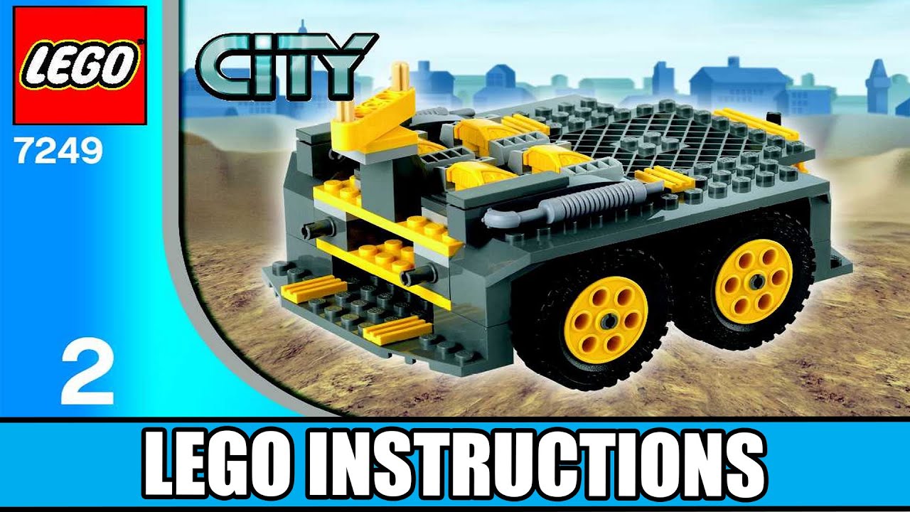 LEGO Instructions | City | 7249 | XXL Mobile Crane (Book 2) - YouTube