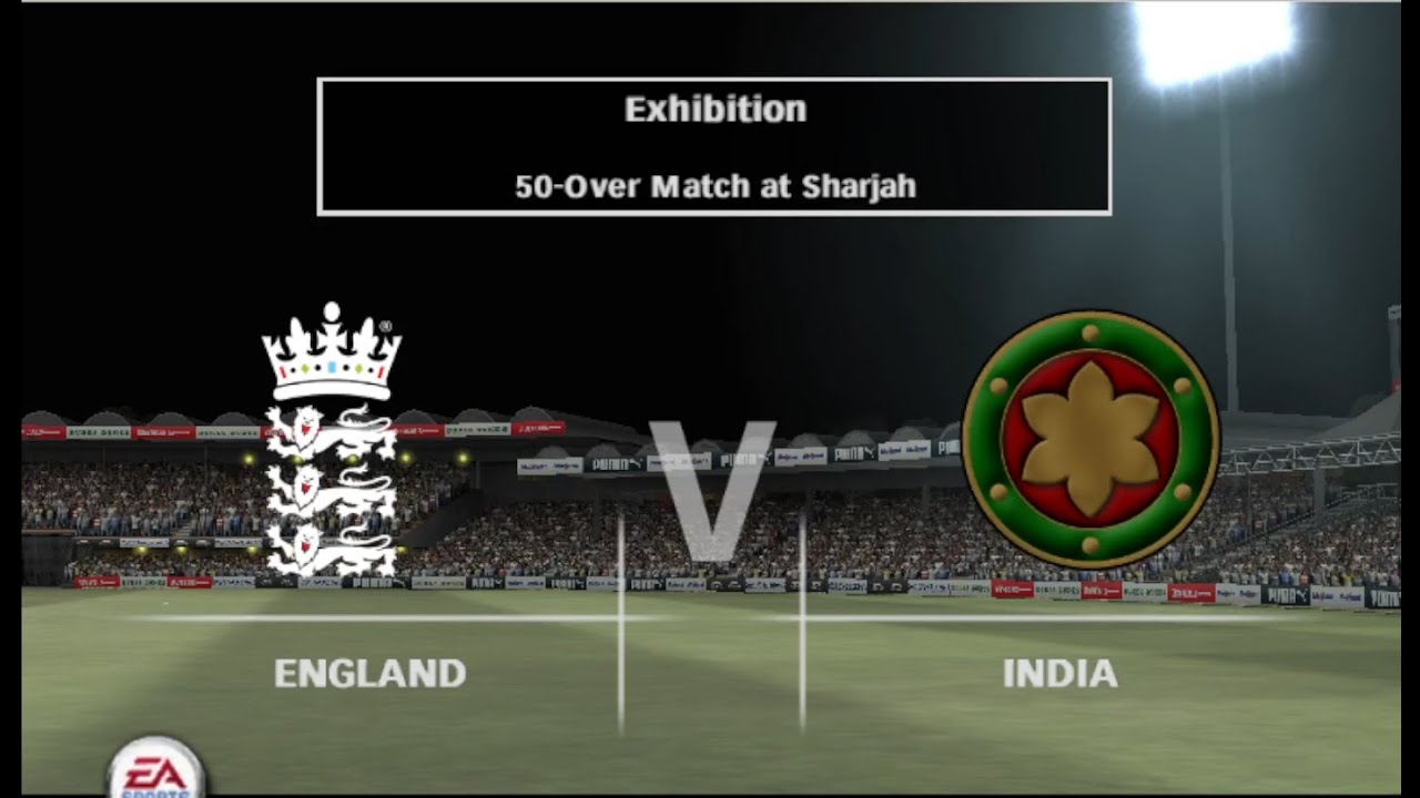 My EA Cricket 2007 Game Play (World Cup 2003, Match 30-Pool A, ENGLAND ...