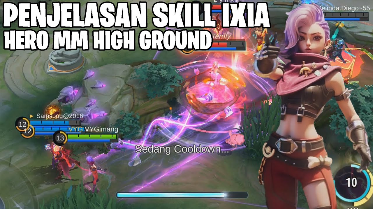 PENJELASAN SKILL DAN BUILD IXIA - HERO MARKSMAN BARU YANG PUNYA SKILL JARAK JAUH - YouTube