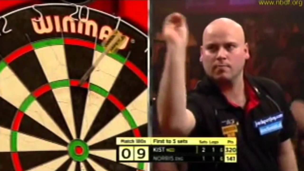 Alan Norris' 9 Dart Attempt at the Lakeside 2012 - YouTube