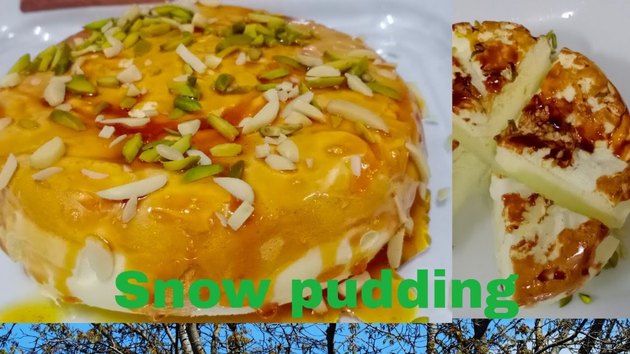 Snow Pudding Recipe/പെട്ടന്നൊരു വിരുന്ന് വന്നാല് 3 ഇ൯ഗ്രീഡിയ൯സ് വെച്ച് ...