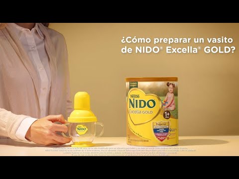 ¿Cómo preparar un vasito de NIDO® Excella® Gold? - YouTube