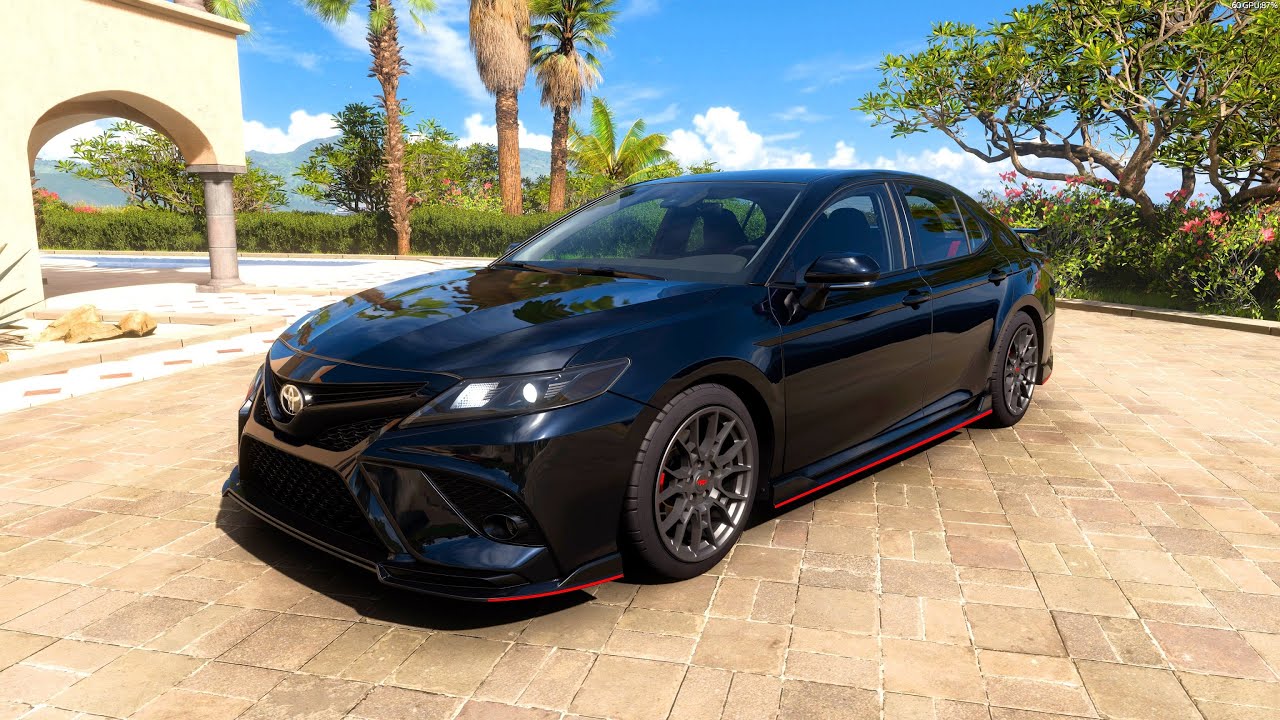 Forza Horizon 5 . Toyota Camry TRD 2023 . Car Show Speed Jump Crash ...