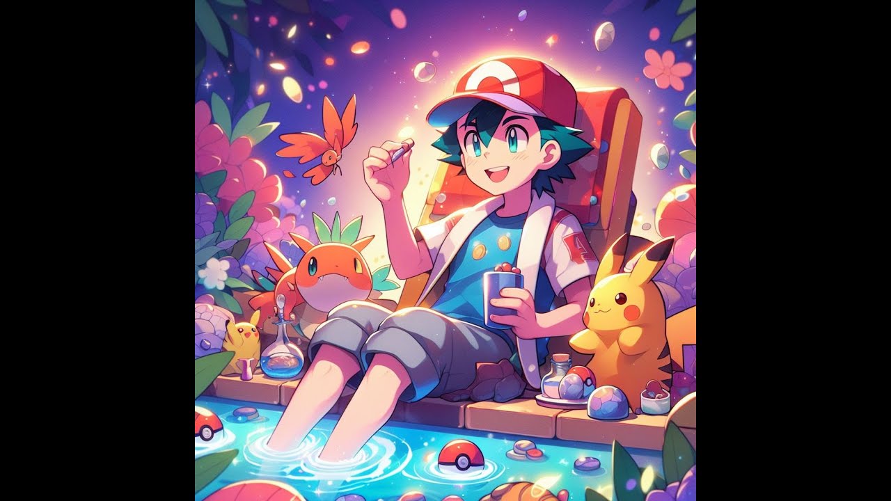 Tranquil Moments: Ash's Garden Retreat in Pokémon Masters EX - YouTube