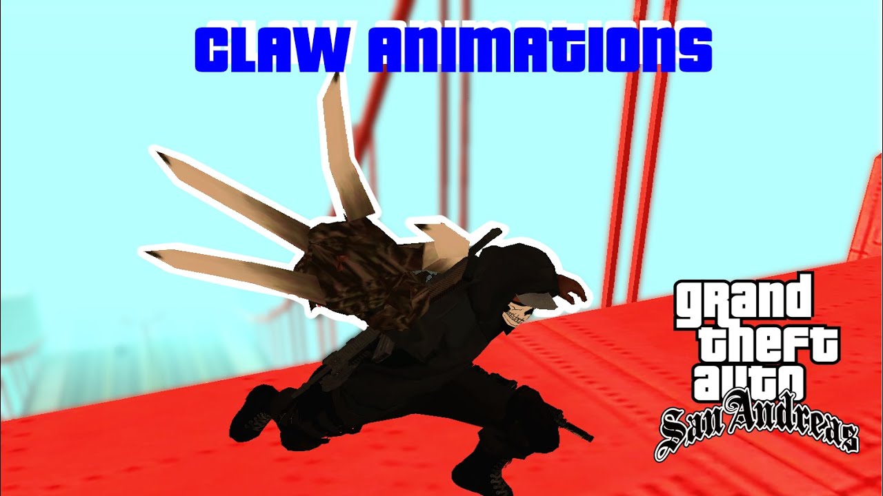 (GTA SA - MOD) CLAW ANIMATIONS - ANIMACIONES BRAZO GARRA para GTA SAN ...