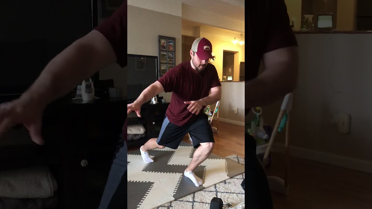 Iso Split Stance Lateral Reach - YouTube
