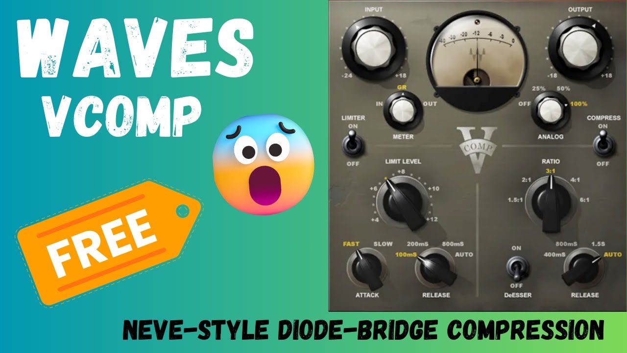 Bring Warmth & Punch to Vocals Free V-Comp | Limited time Plugins - YouTube