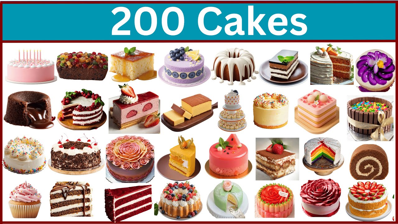 Types of Cakes: Discover 200 Delicious cakes from Around the World ...