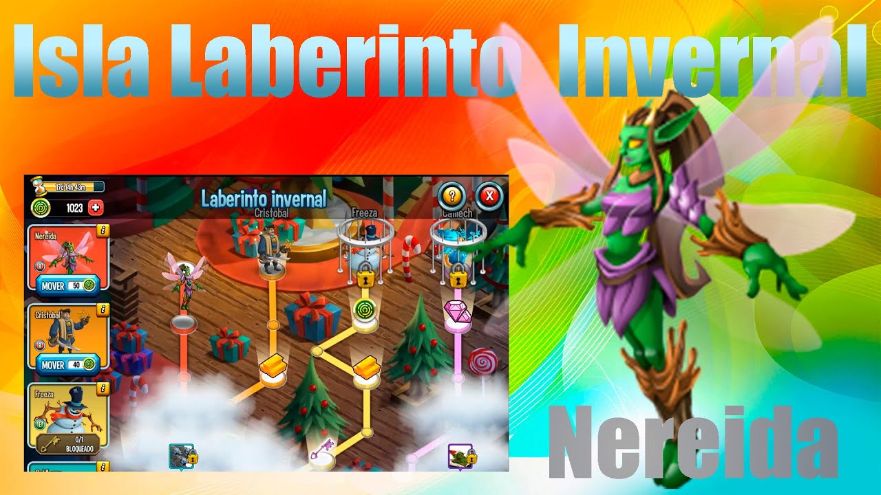 Monster Legends l Laberinto Invernal l Nereida - YouTube