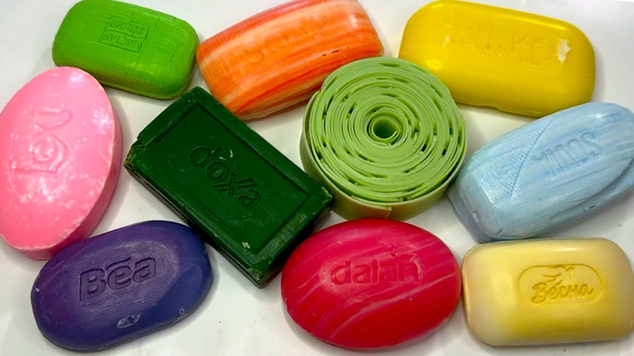 2X Asmr Soap Cutting / Soap cubes / Relaxing Sounds / Asmr No Talking ...