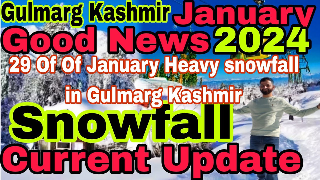 gulmarg today || gulmarg snowfall today || kashmir snowfall today ...