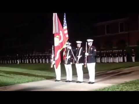 Marine Corps Honor Guard Color Guard - YouTube