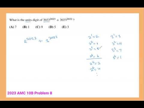 2023 AMC 10B Problem #8 - YouTube