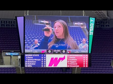 Kenzie - National Anthem - Weber State Women’s Basketball - 02/2025 ...