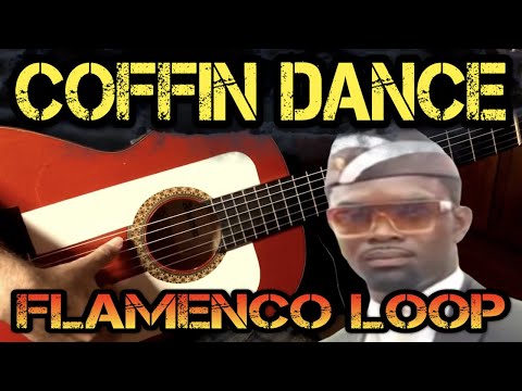 COFFIN DANCE meets loop flamenco gipsy guitarist fingerstyle guitar