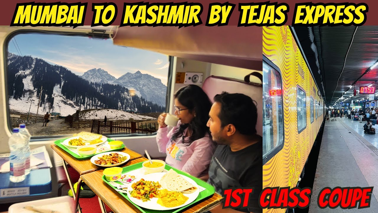 Mumbai To New Delhi Tejas Rajdhani |Journey in First Class Coupe ...