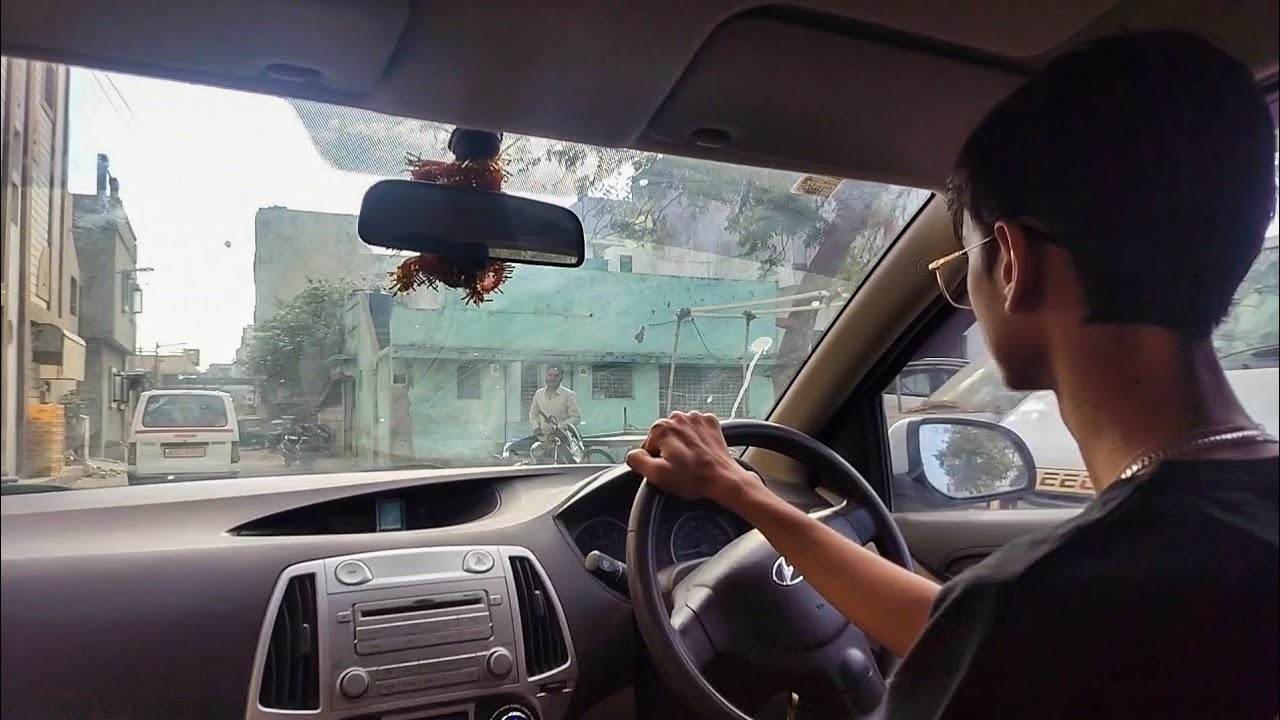 Daily Drive With i20| Hyundai i20 megna 1.6 crdi | ASMR video| morning ...