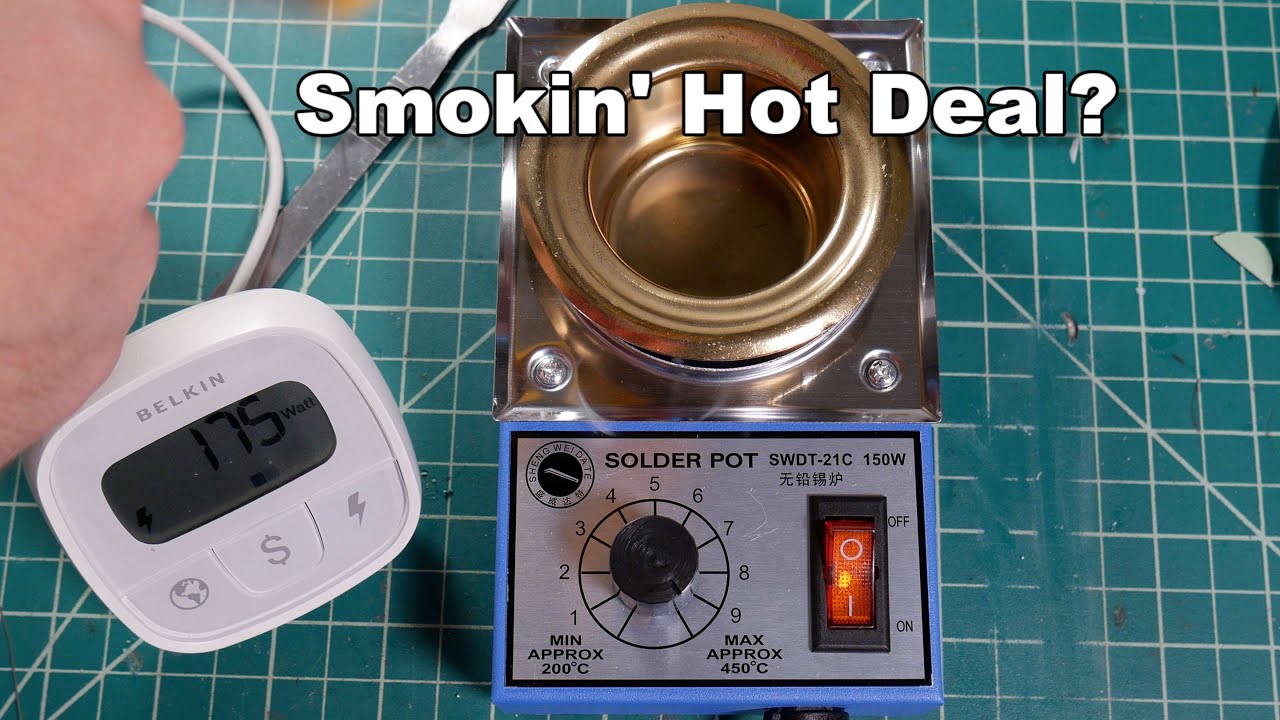 Cheap Solder Pot Teardown and Test - YouTube