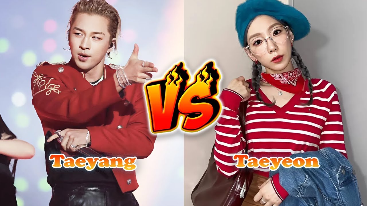 Taeyang (BIGBANG) VS Taeyeon (SNSD) Transformation 2025 ⭐ From Baby To ...