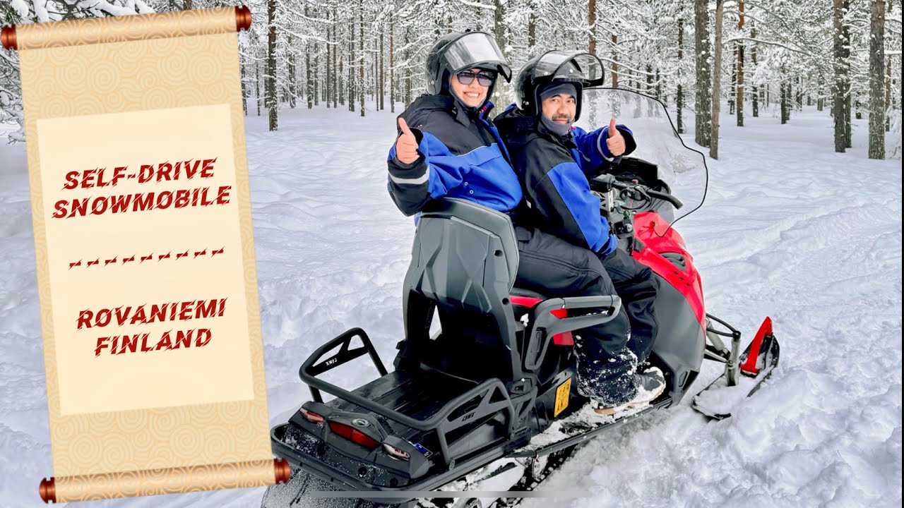 Self-Drive Snowmobile Experience in Rovaniemi, Lapland Finland 🇫🇮 - YouTube