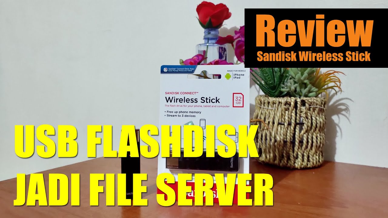 Review Sandisk Connect Wireless Stick 32GB. USB Flashdisk Wifi! - YouTube