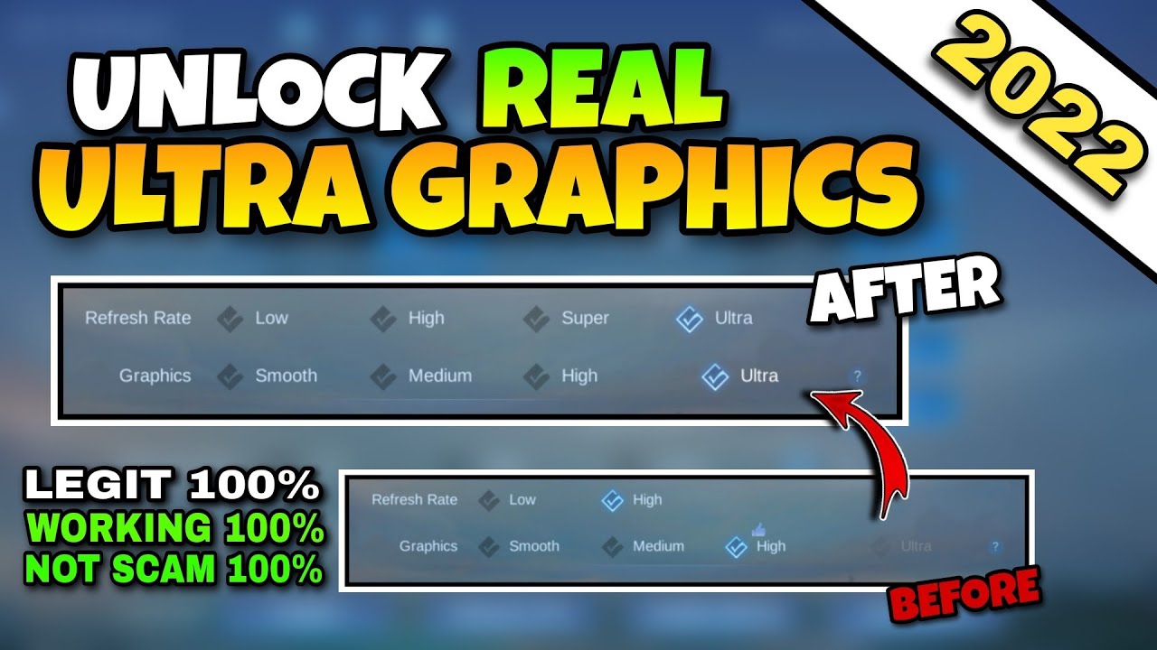 LATEST UPDATE | HOW TO ENABLE THE REAL ULTRA GRAPHICS AND ULTRA REFRESH ...
