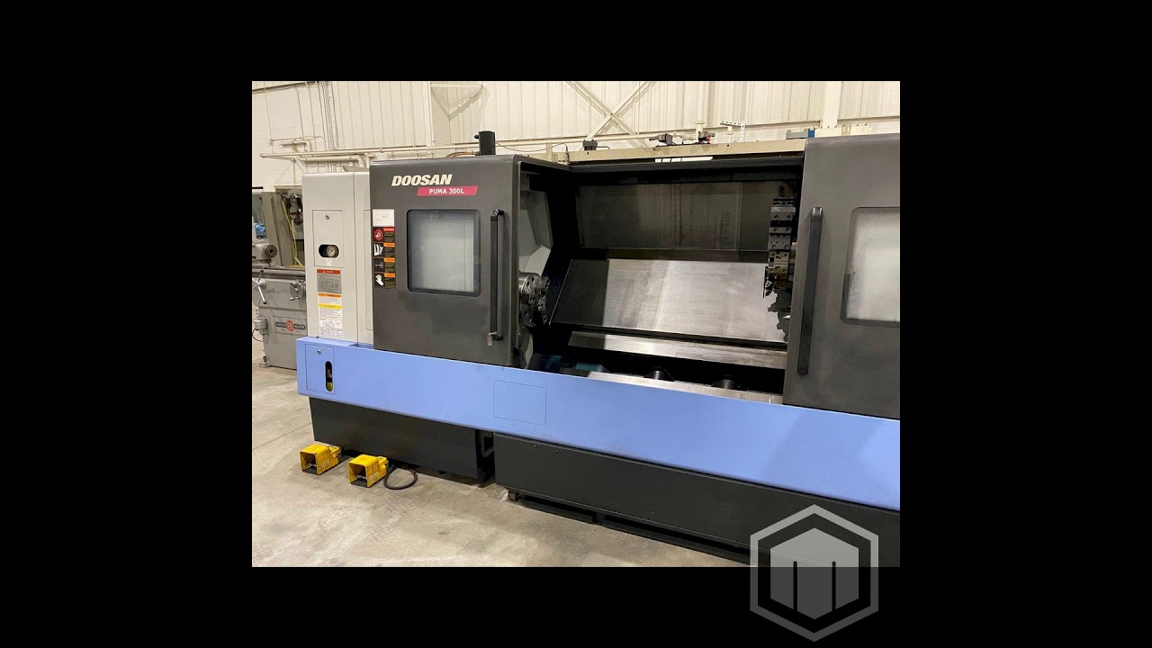 2014 Doosan Puma 300LC - CNC Horizontal Lathe - YouTube
