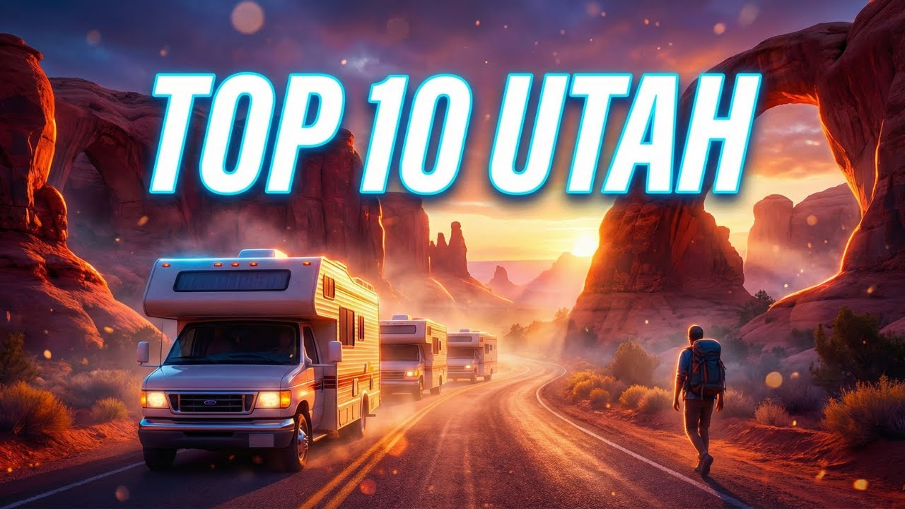 Top 10 Best Utah Road Trip Stops Itinerary 2025 (Travel Channel) - YouTube