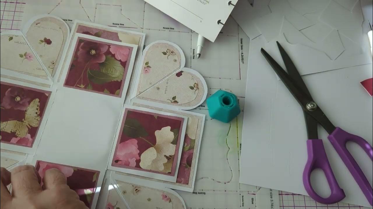 Making the Explosion box from Crafter's Companion's Red Template ...