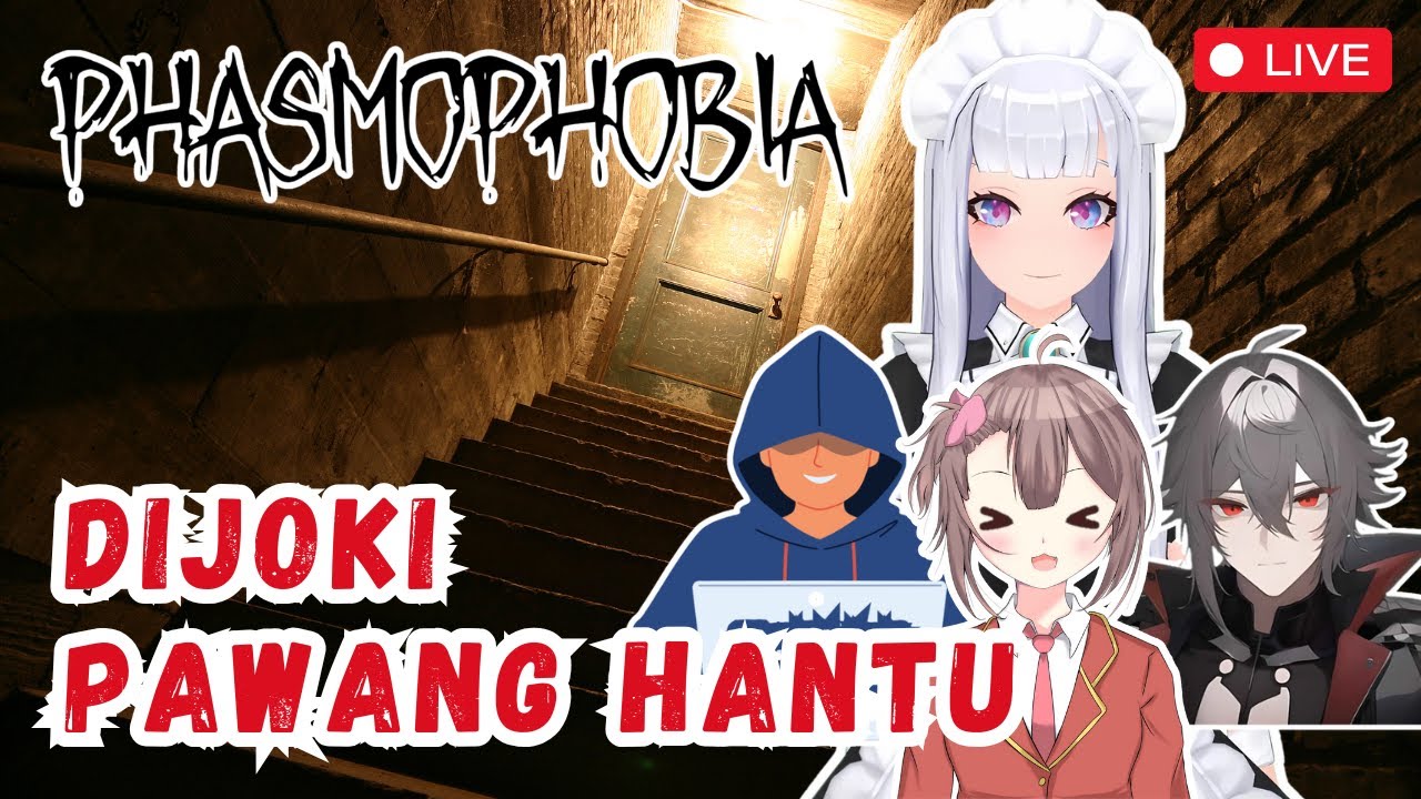 [PHASMOPHOBIA - PART 3] BERGURU LANGSUNG DENGAN PRO PLAYER PHASMO!👻👻 @haruproject796 @Lyrnse00 ...