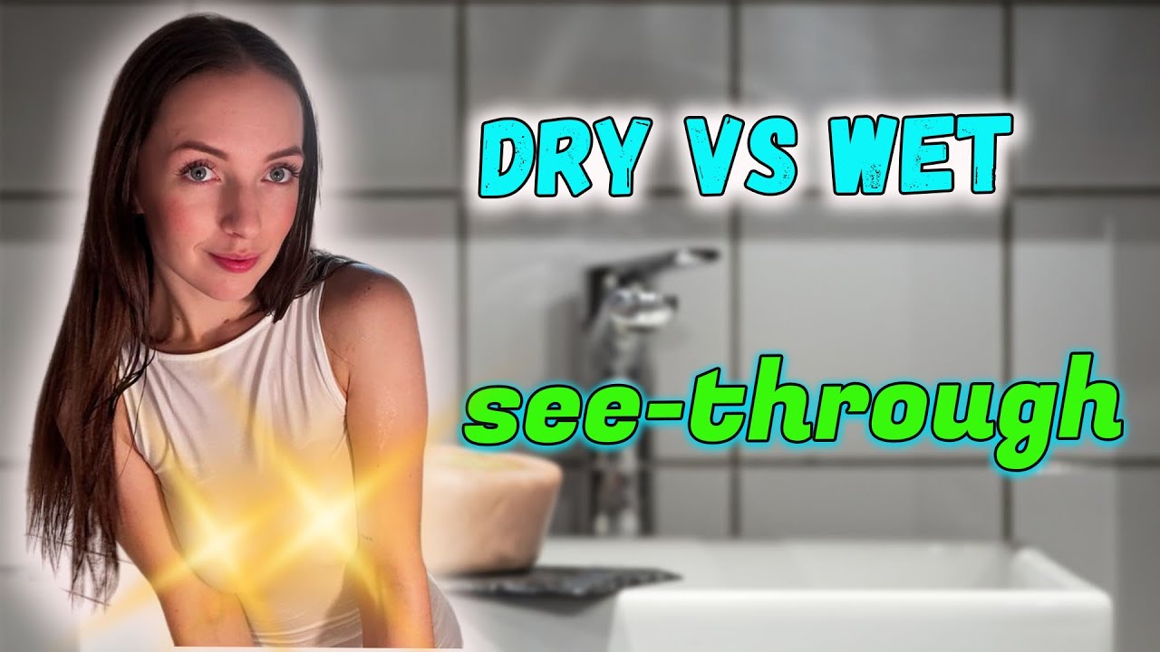 Try on Haul 4K | Transparent Dry vs Wet | Jane Wave - YouTube