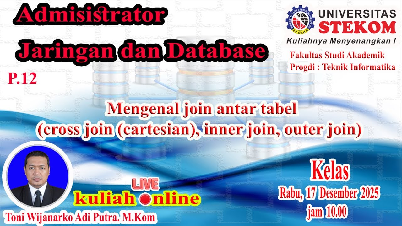 Mengenal join antar tabel (cross join (cartesian), inner join, outer ...