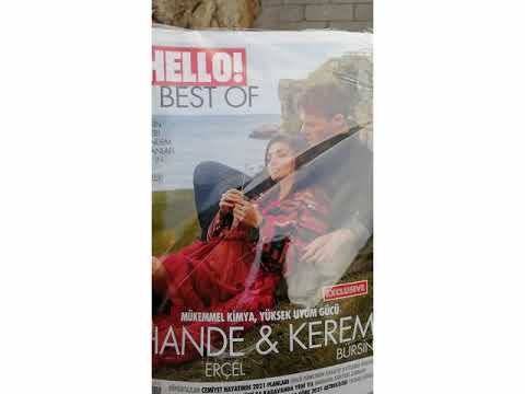 Hande Erçel & Kerem Bursin Hello dergisi