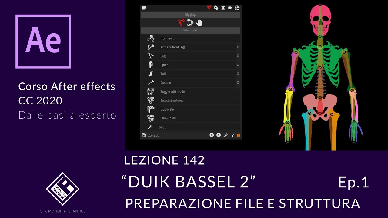 Lezione 142 - Script - Duik Bassel 2 Ep.1 - Preparazione file e ...