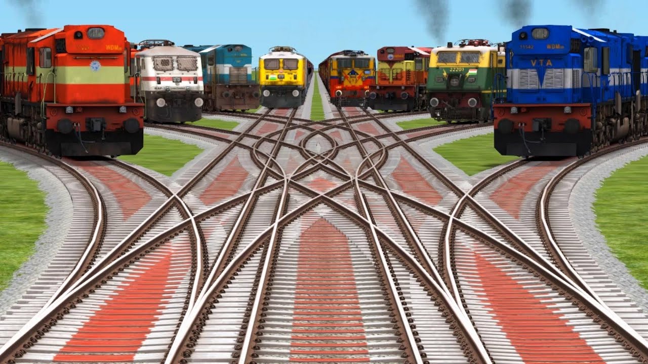 Local government classic train running locomotive engine electric ...