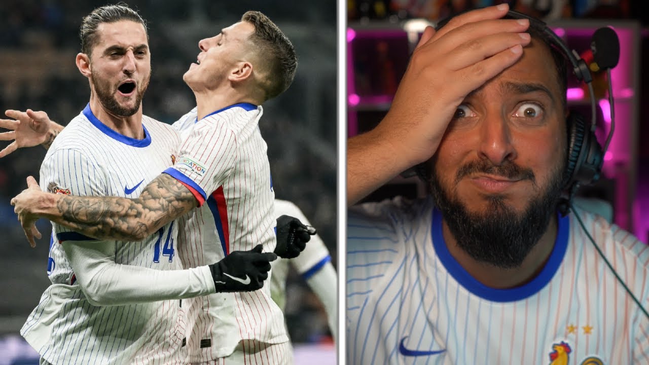 🤯 CHOKBAR ! (ITALIE 1-3 FRANCE) - YouTube