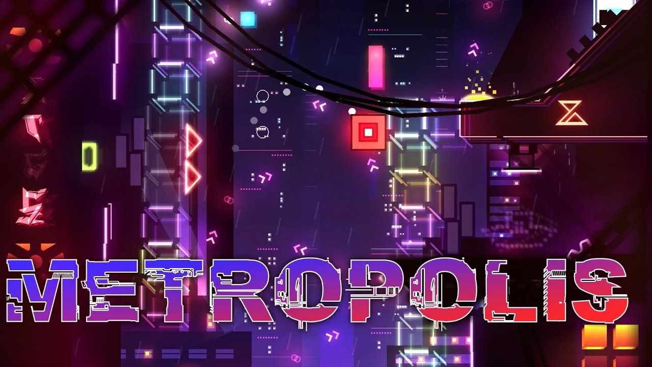 "Metropolis" by desTicy (Demon) (coin) | Geometry Dash - YouTube