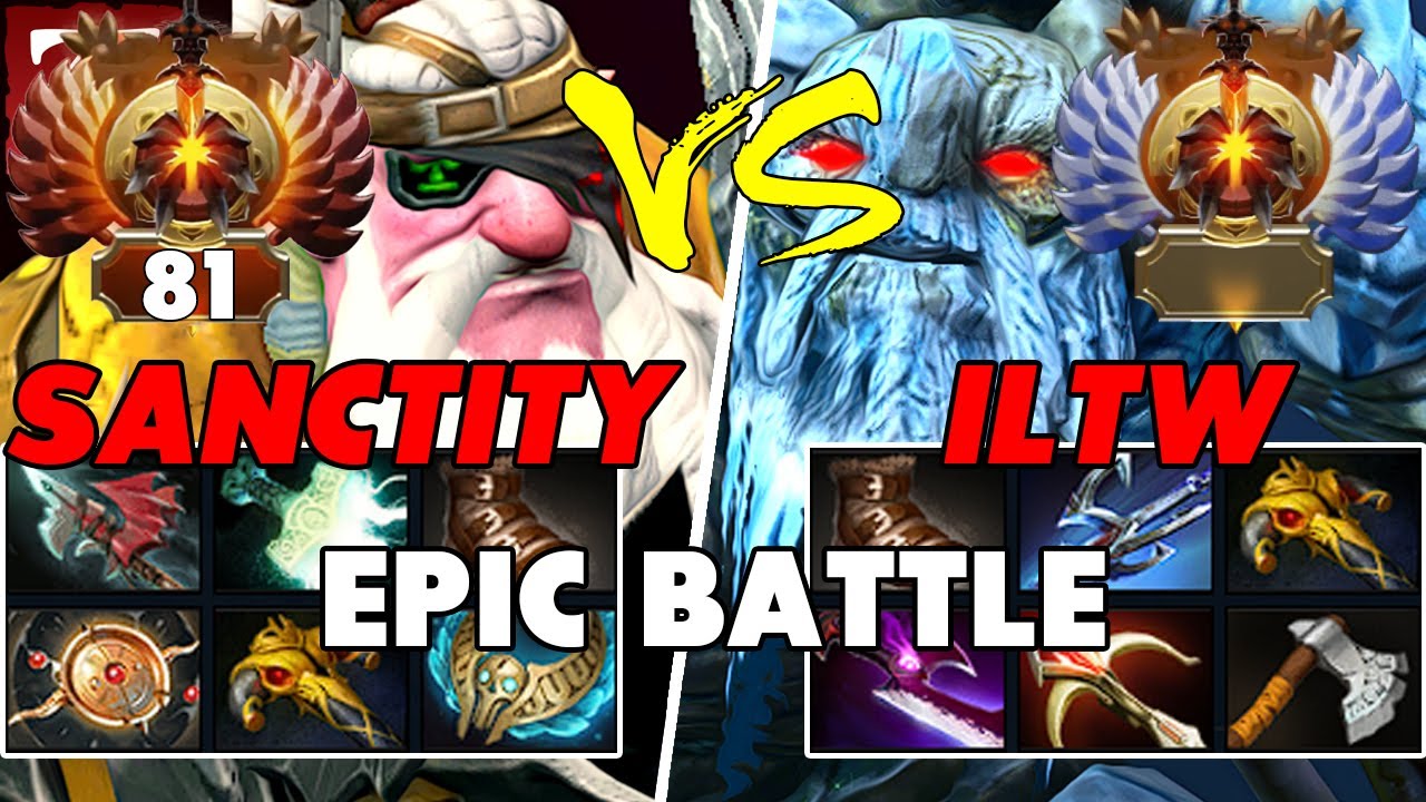 SANCTITY (SNIPER) Mid vs ILTW (TINY) Carry - Epic Battle Of Pro Dota 2 ...