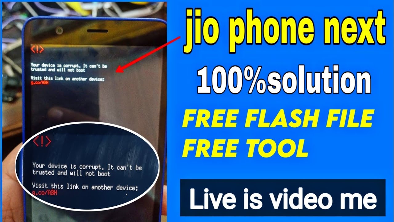 jio phone next your device corrupt solution|| jio phone next tested ...