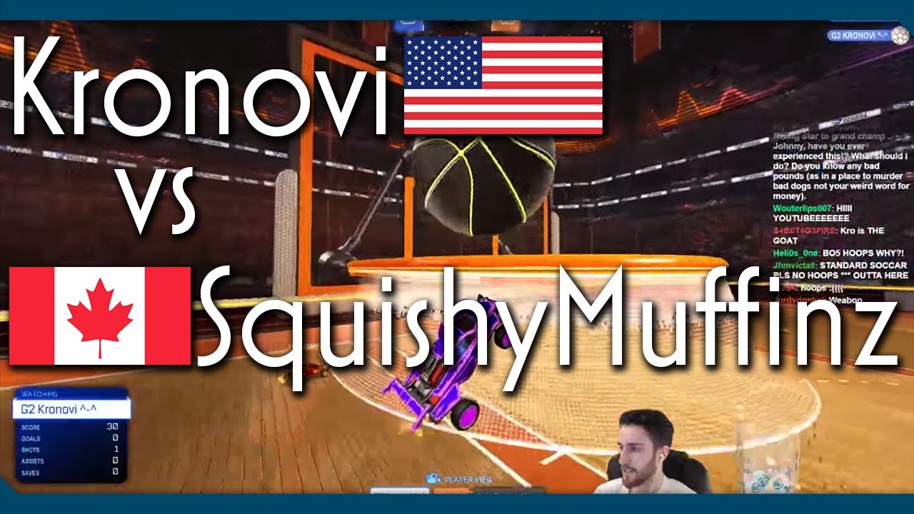 Kronovi vs SquishyMuffinz | Rocket League Hoops 1v1 Showmatch - YouTube