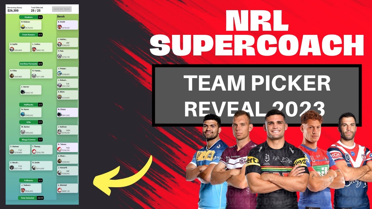 NRL Supercoach Ep. 001 | Team Reveal #1 - YouTube