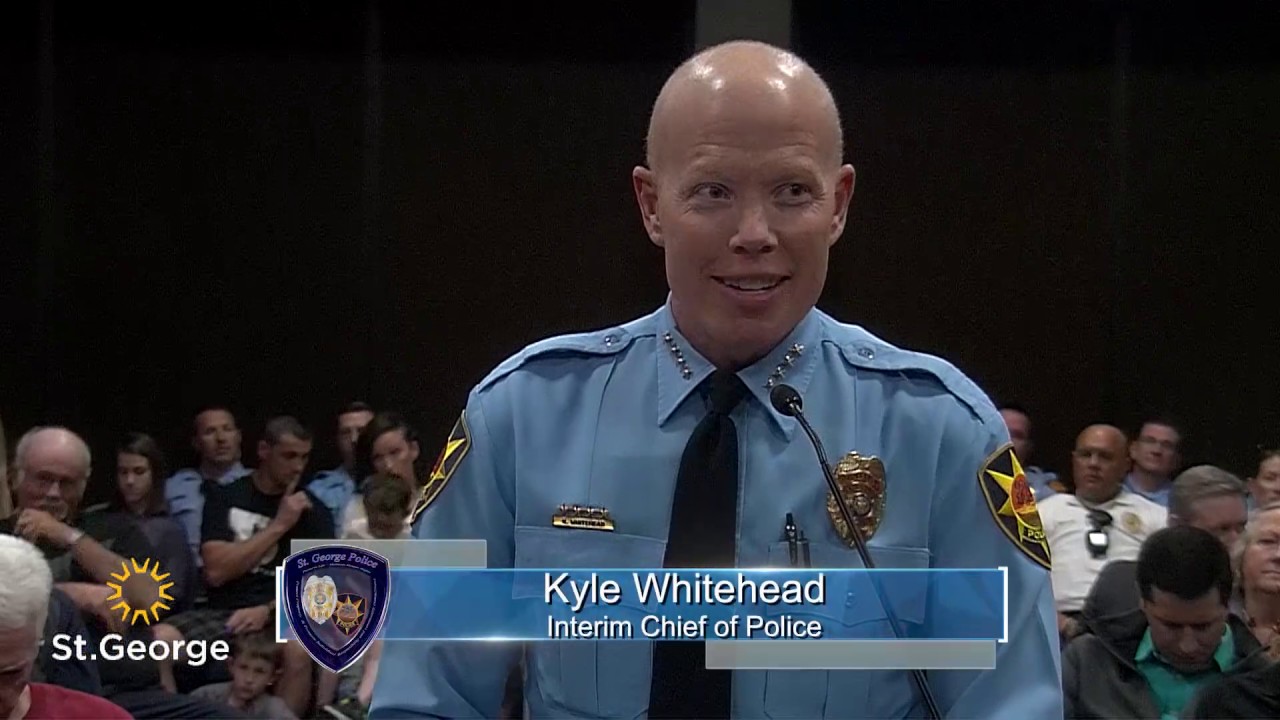 St. George City names Interim Chief of Police - YouTube
