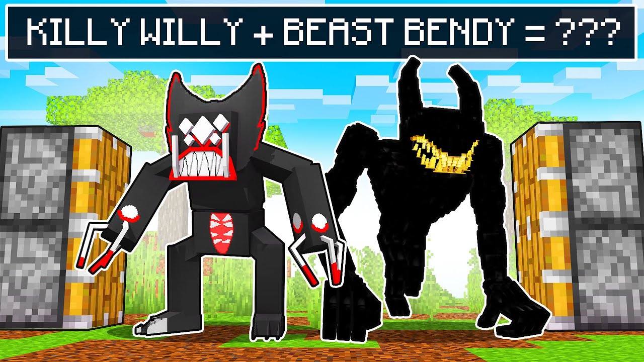 MISTUREI O KILLY WILLY COM O BEAST BENDY no MINECRAFT ! - YouTube
