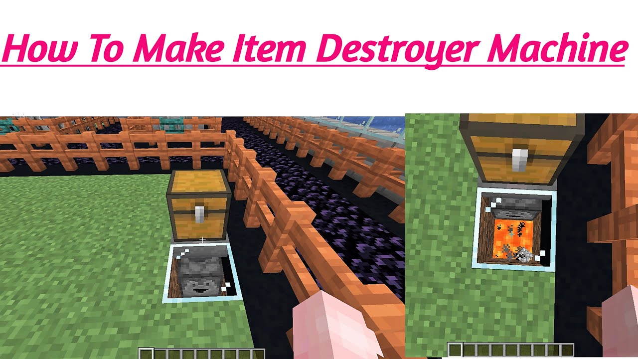RedStone Viral Hacks. How To Make Item Destroyer Machine Easilly In ...