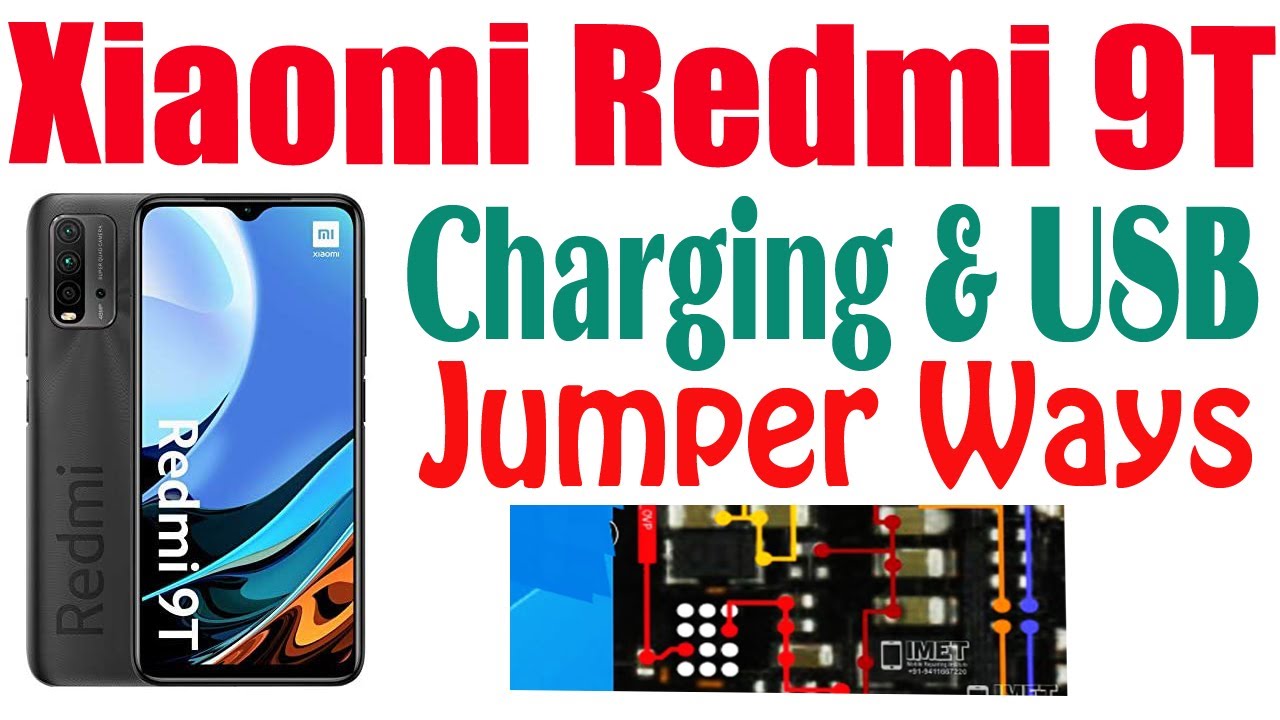 Xiaomi Redmi 9T Charging & USB Problem Solution Jumper Ways #GSM_Free ...