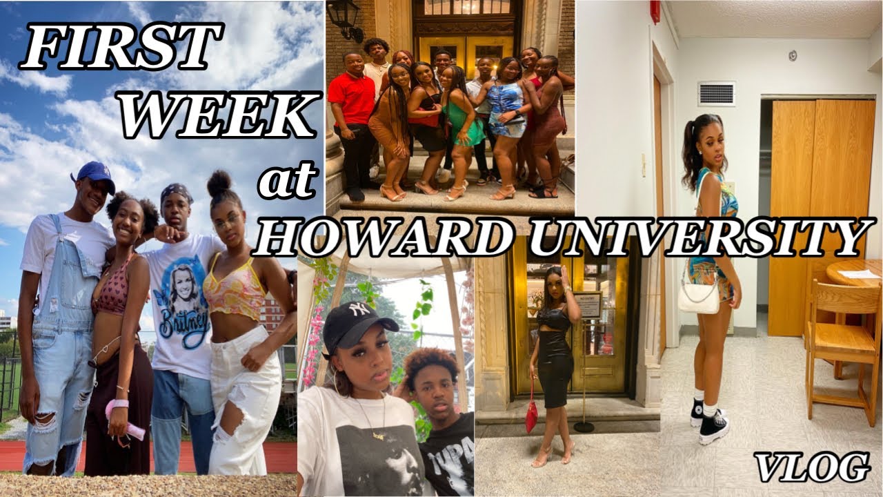 FIRST WEEK AT HOWARD UNIVERSITY VLOG | parties, events, hanging with ...